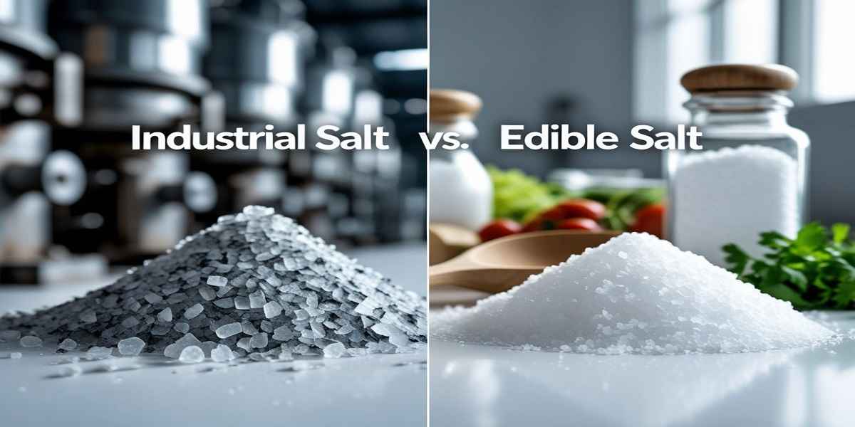 Key Difference Between Industrial Salt and Edible Salt?
